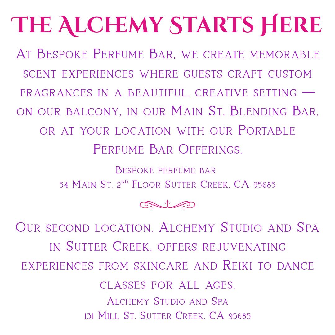 Bespoke Perfume Bar - Alchemy Studio and Spa